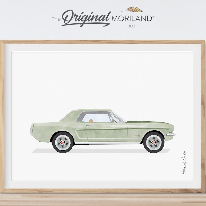 Muscle Car Print - Etsy