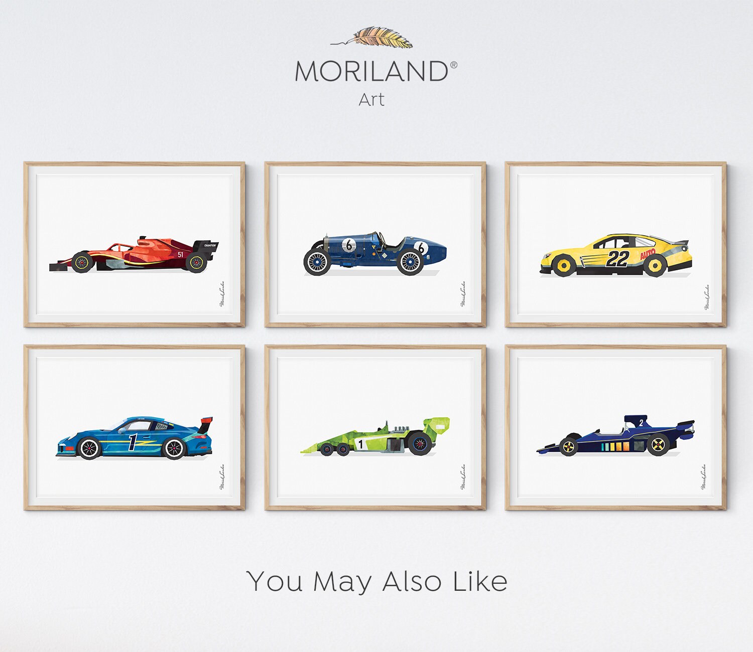 Racing Car Printable Race Car Print Transportation Wall Art - Etsy