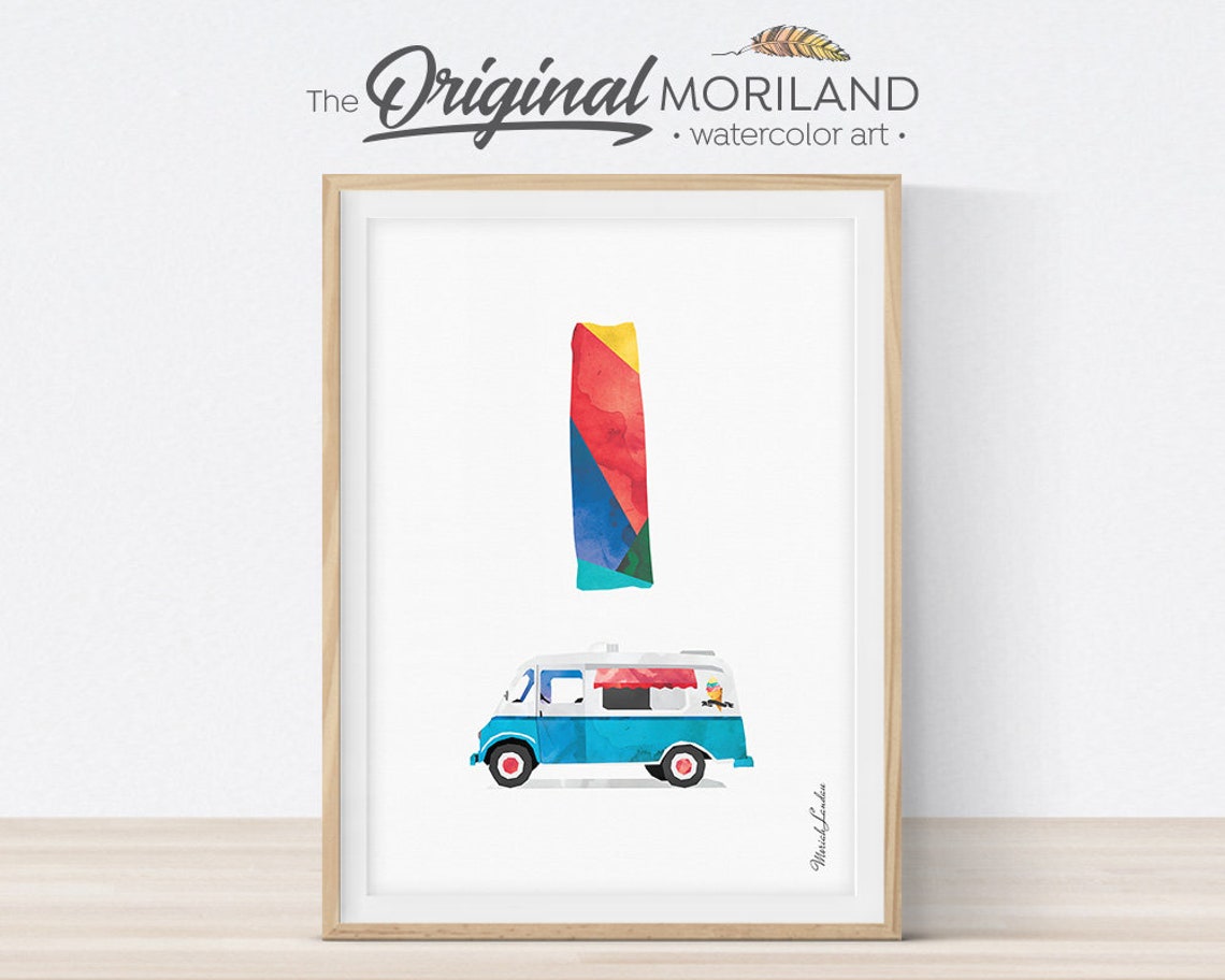 Alphabet Print Letter I Print Personalized Name Wall Art - Etsy
