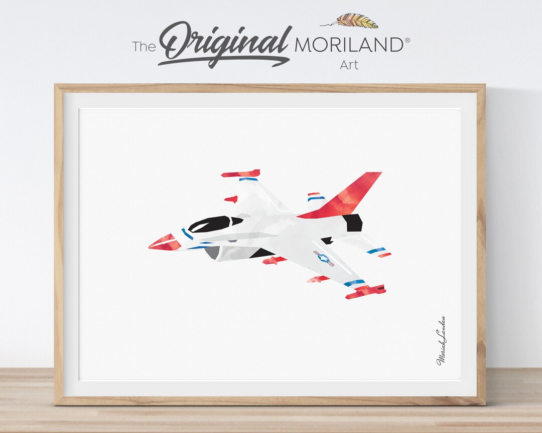 Fighter Jet Print, Fighter Plane Printable, Aircraft Print ...