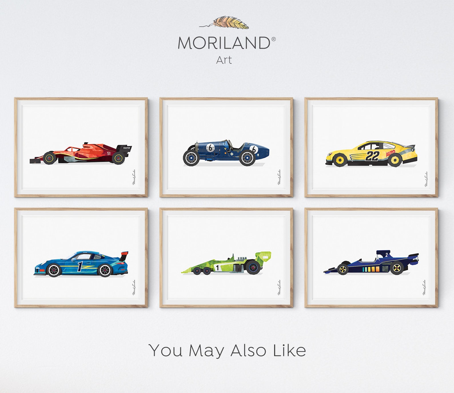 Race Car Print Racing Car Printable Transportation Wall Art - Etsy