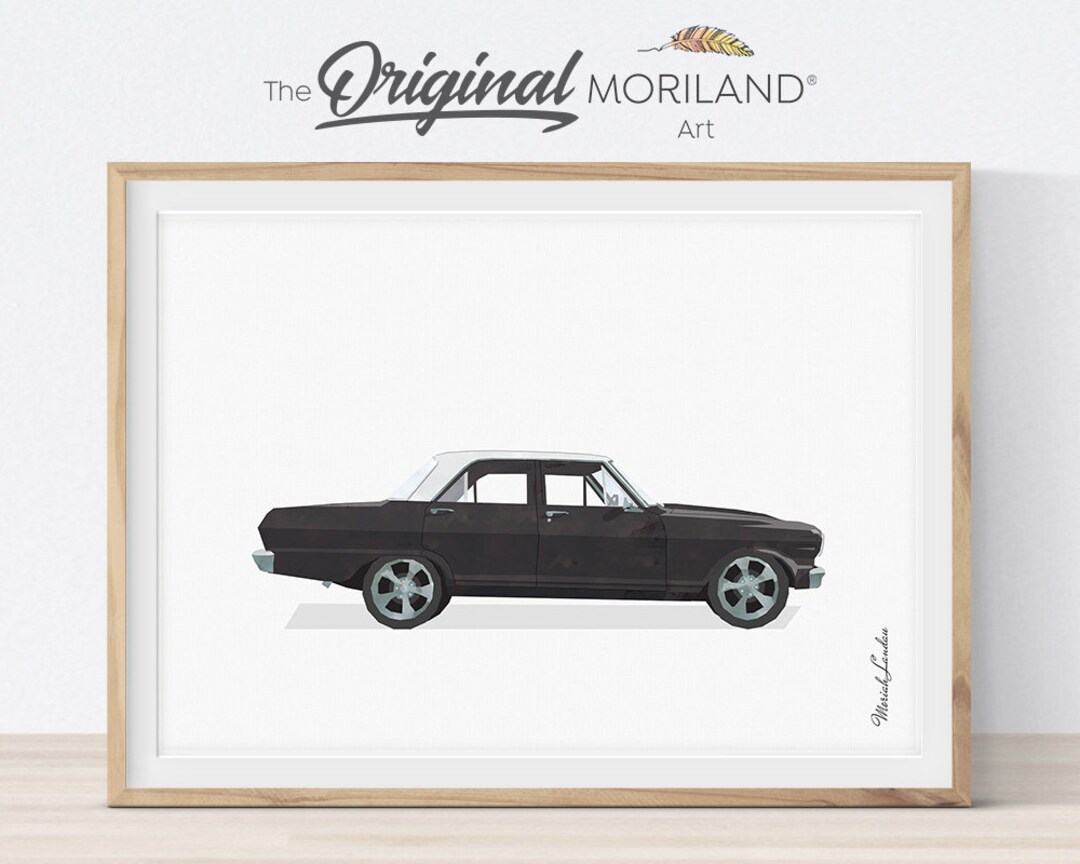 Classic Car Print, Car Print, Transportation Wall Art, Boy Bedroom ...