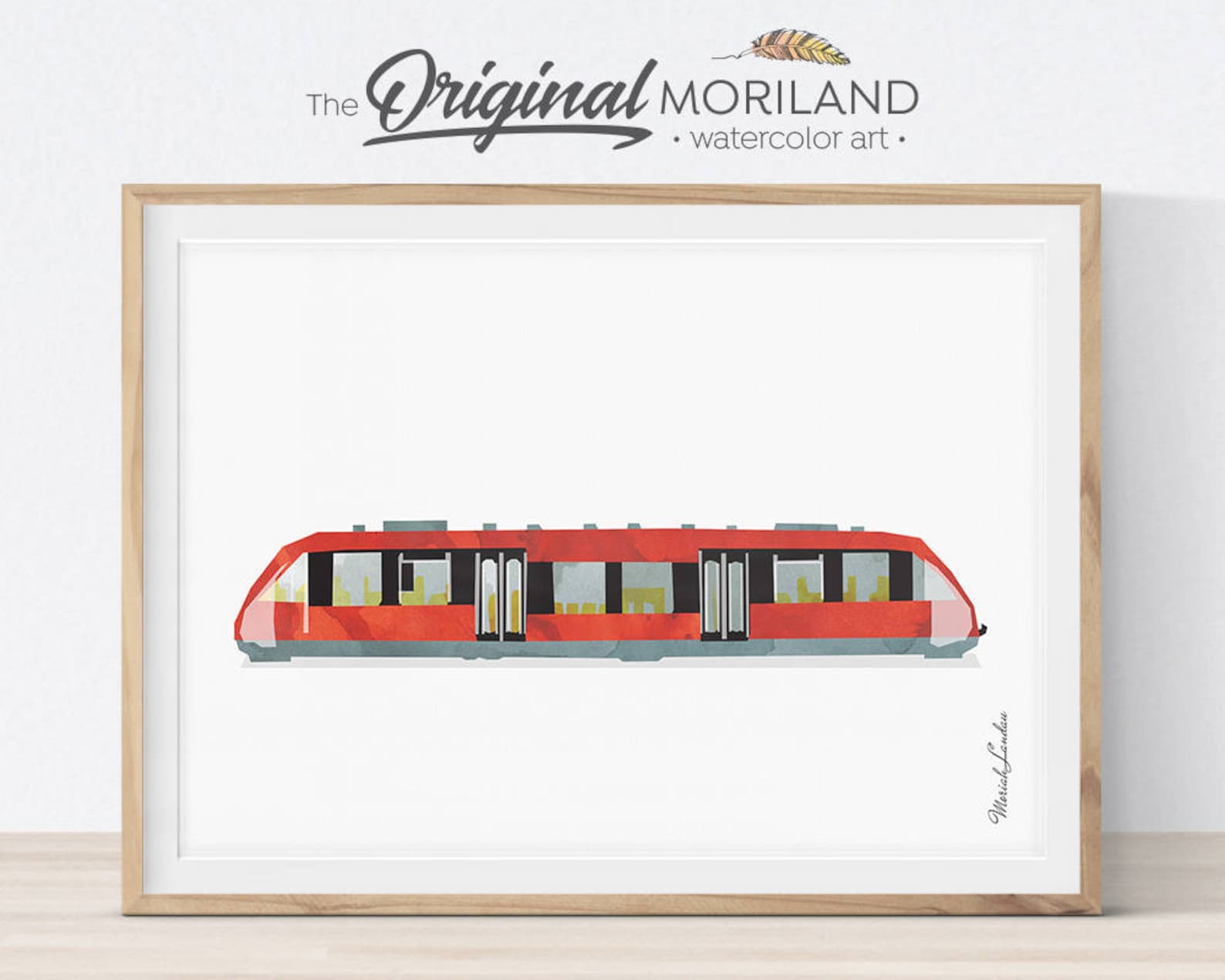 Metro Train Print Metro Printable Poster Wall Art Vehicles | Etsy