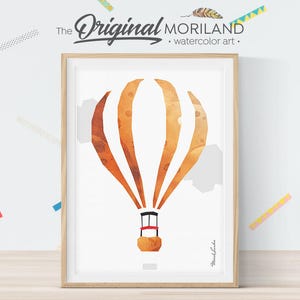 Hot Air Balloon Decor, Hot Air Balloon Wall Art, Air Balloon Poster ...