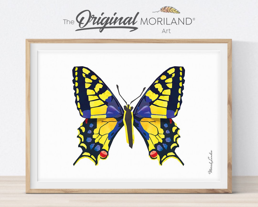 Butterfly Print, Butterflies Wall Art, Printable, Toddler Room Decor ...