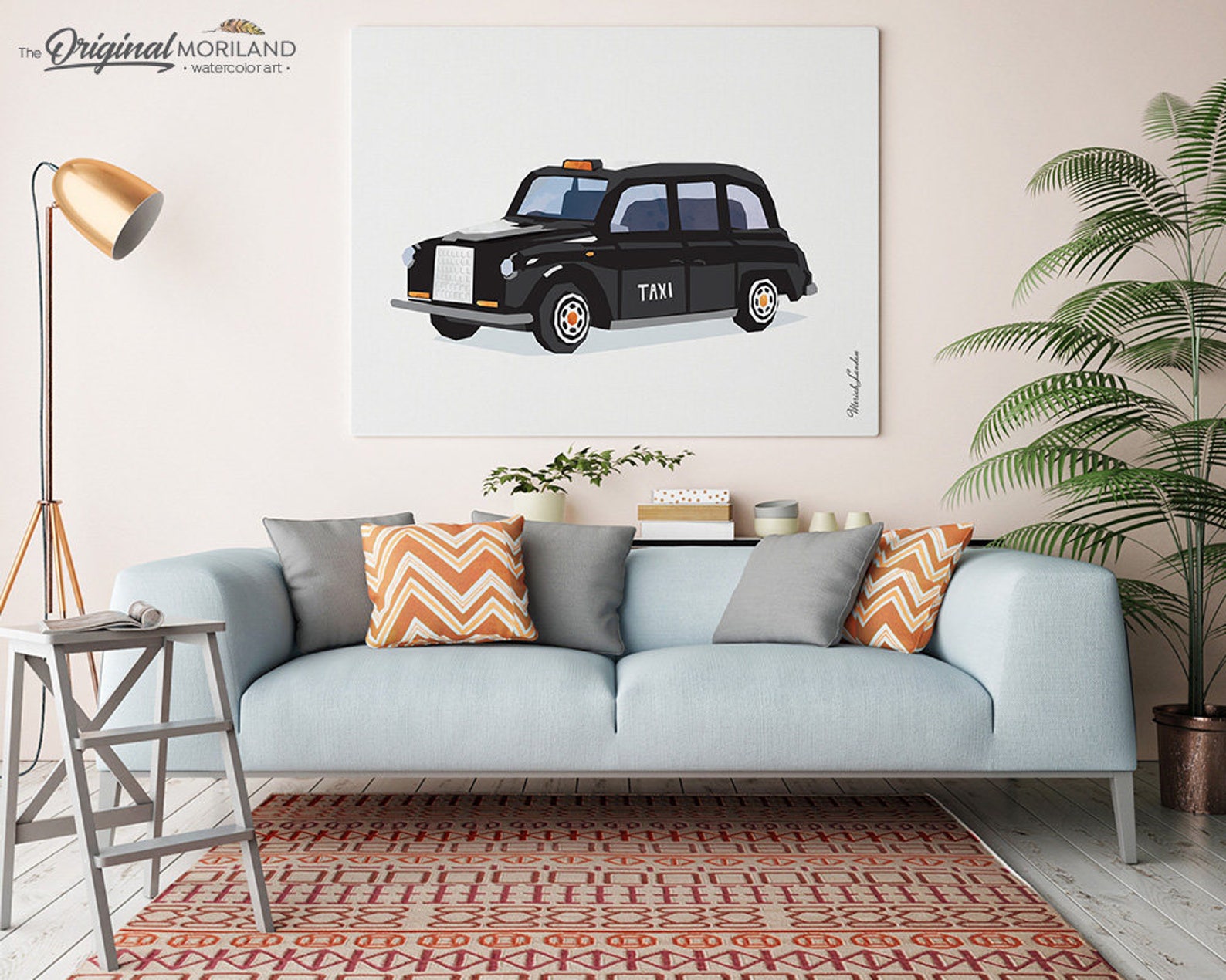 Black Taxi Cab London Taxi London Print Boys Room Decor | Etsy