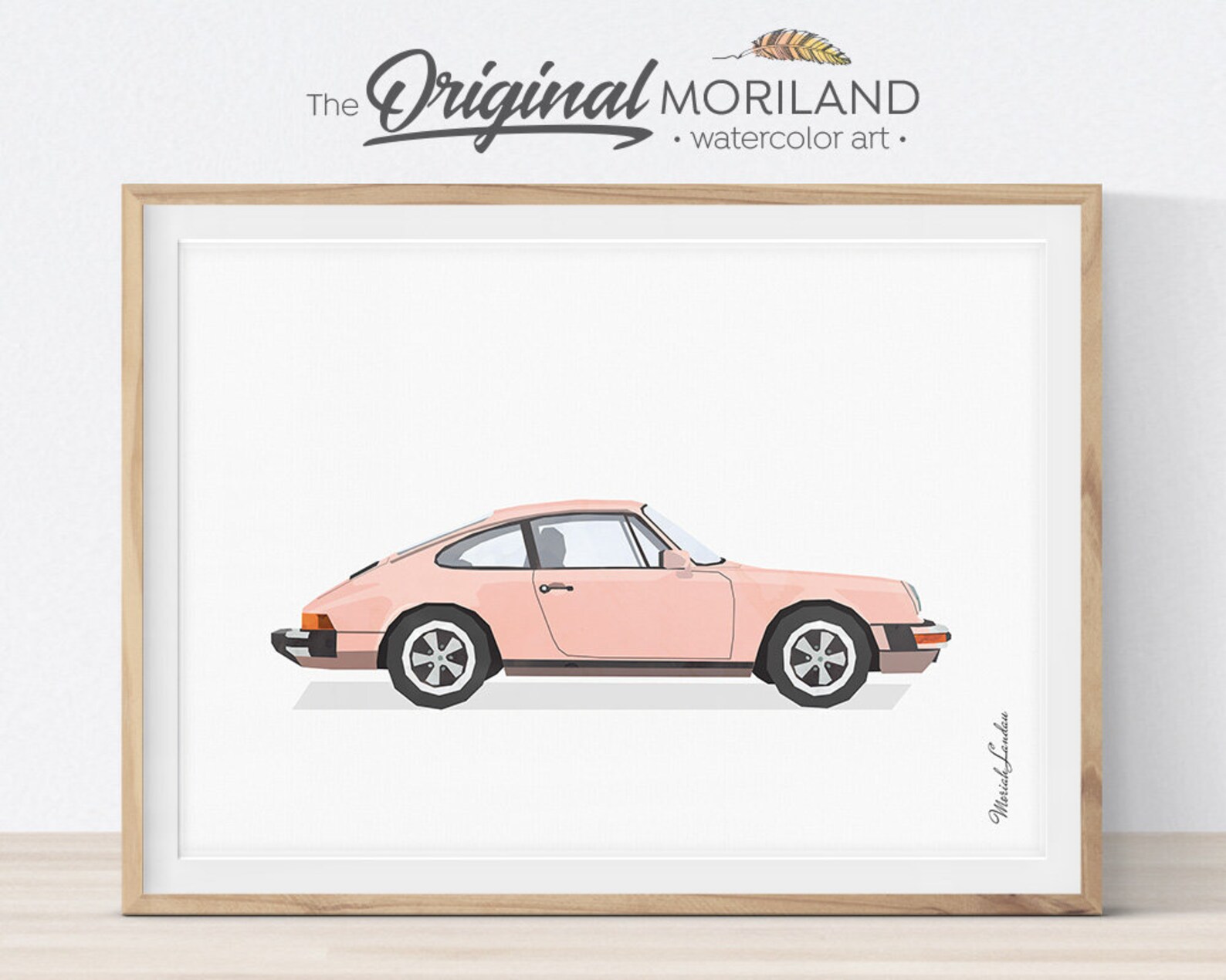 Pink Classic Car Print, Girl Nursery Decor (digital File) - Etsy