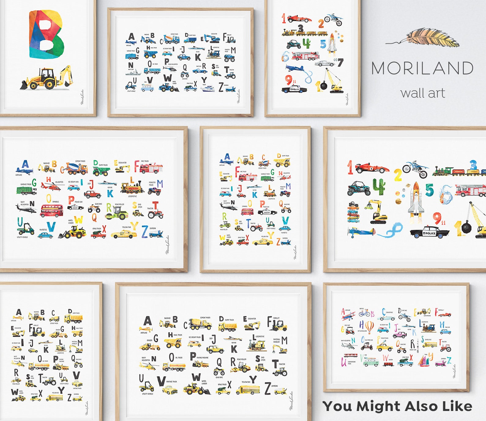 Alphabet Print Letter J Print Name Wall Art ABC Poster - Etsy