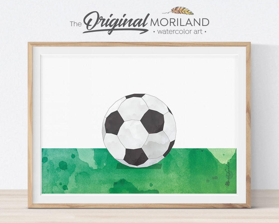 Soccer Ball Wall Art, Soccer Printable, Soccer Ball Print, Sports Decor ...