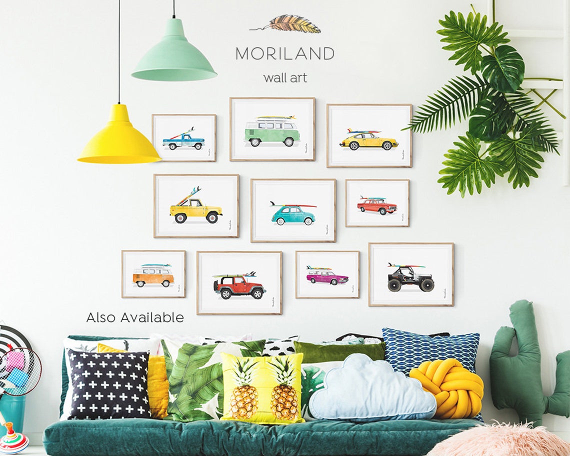 Car Print Classic Car Art Vehicle Print Car Printable Art | Etsy