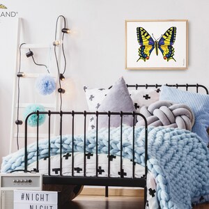 Butterfly Print, Butterflies Wall Art, Printable, Toddler Room Decor ...