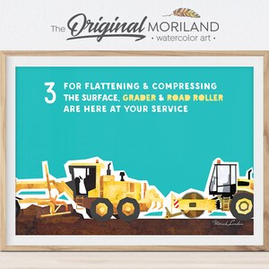 How to Build a Road Poem by MORILAND®, Educational Wall Art Set ...