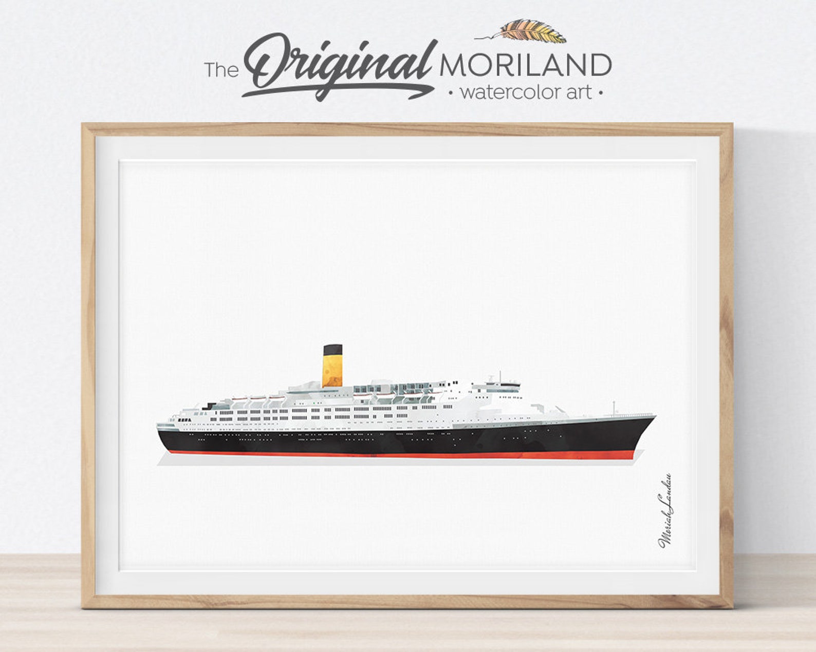 Cruise Ship Print Big Boy Wall Art Nautical Art Print Ship | Etsy