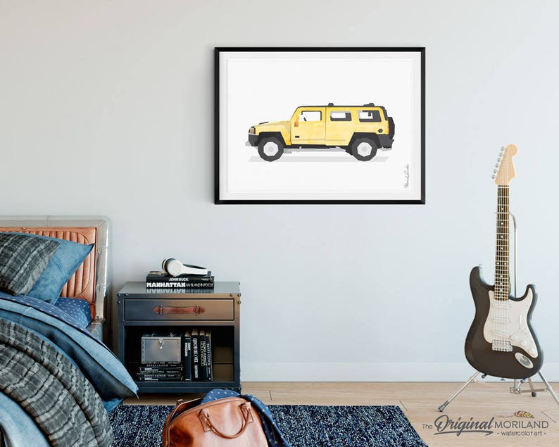 4x4 Print Car Print Printable Car Prints for Toddlers | Etsy