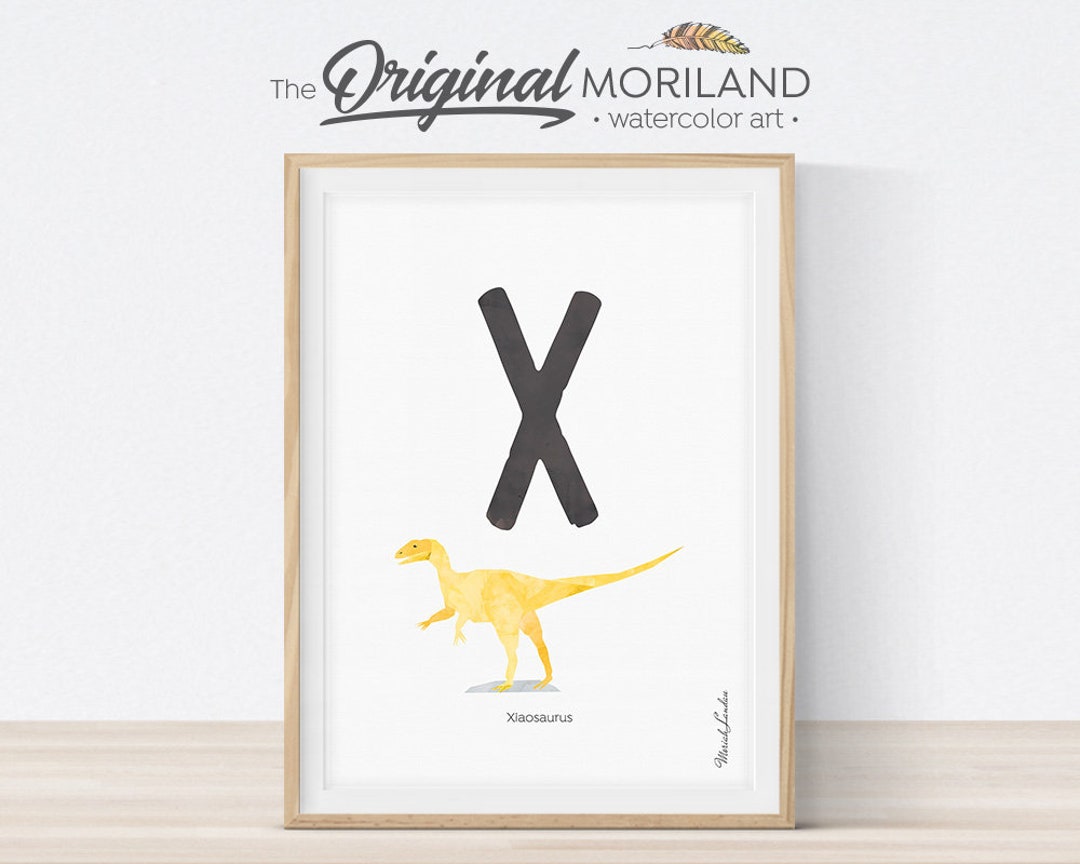 Alphabet Print, Letter X Print, Personalized Name Nursery, ABC Poster ...