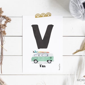 A-Z Transportation Alphabet Printable Flashcards, Preschool Printable ...
