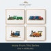 Metro Train Print, Metro Printable Poster, Wall Art, Vehicles for Kids ...
