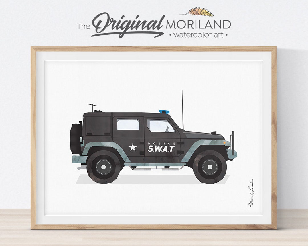 SWAT Vehicle Print, Police Truck Wall Art (digital Download) - Etsy