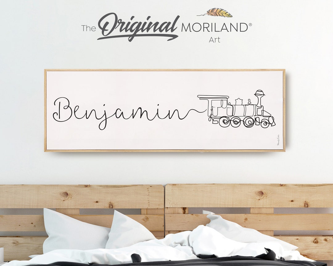 Custom Name One Line Drawing - Printable Custom Name With Train ...
