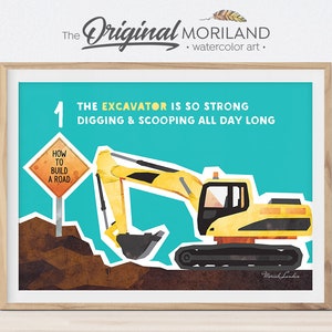 How to Build a Road Poem by MORILAND®, Educational Wall Art Set ...