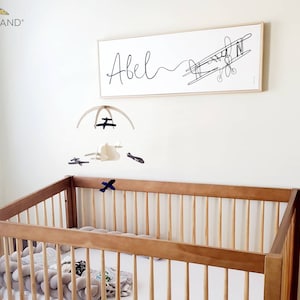 Custom Name One Line Drawing - Printable Custom Name With Airplane ...