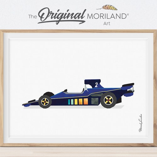 Racing Car Printable Race Car Print Transportation Wall Art - Etsy