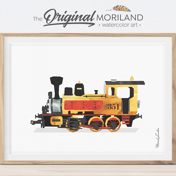 Steam Engine Train Train Poster - Etsy