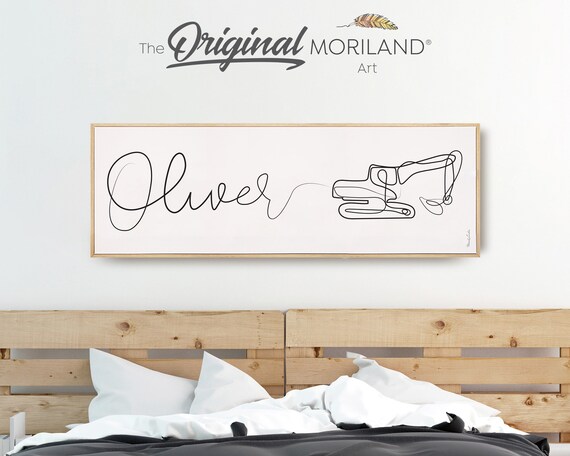 Custom Name One Line Drawing Printable Custom Name With | Etsy