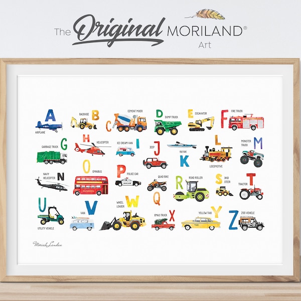Transportation Alphabet - Etsy