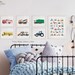Numbers Print, Number Transportation Poster, Preschool Printable ...