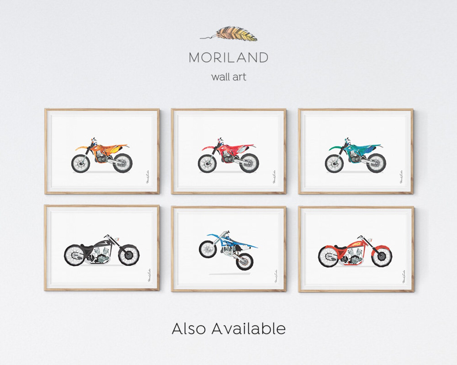 Motorbike Print Motorcycle Wall Art Transportation Wall Art - Etsy