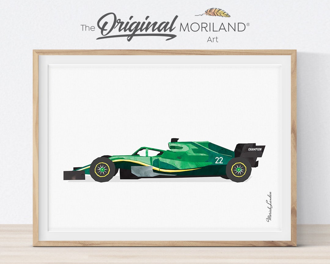 Race Car Print, Racing Car Printable, Transportation Decor, Car Poster ...