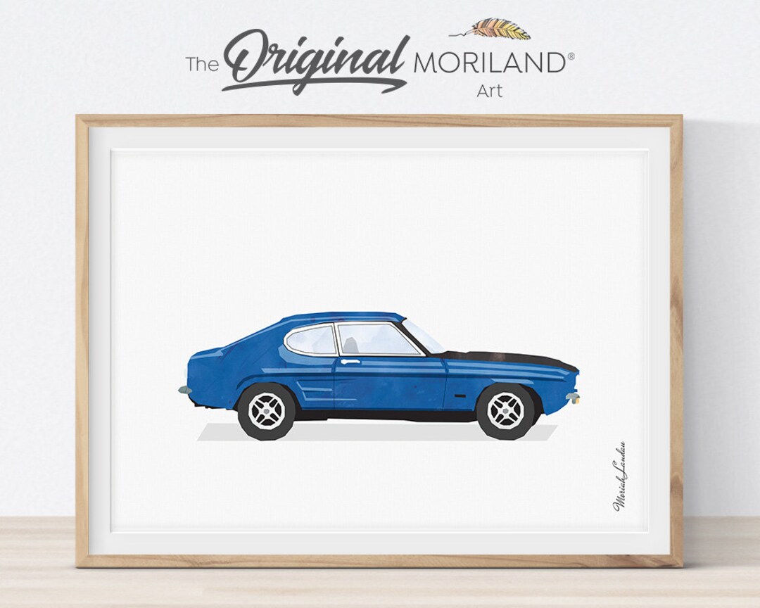 Classic Car Print, Car Print, Transportation Wall Art, Boy Bedroom ...