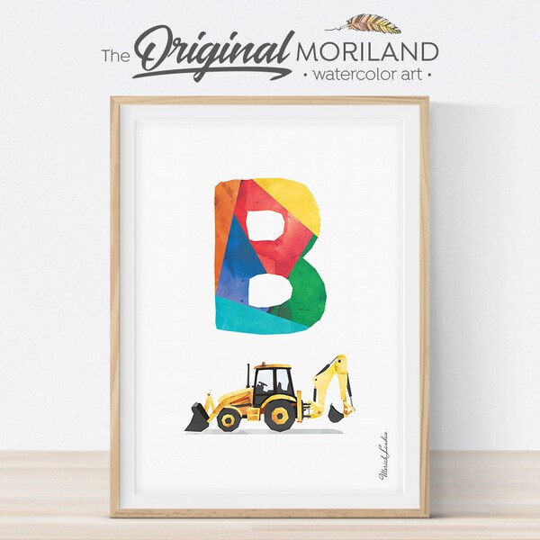 Letter B Poster - Etsy