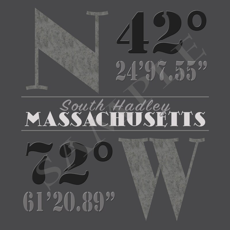 City Coordinates Sign - Etsy