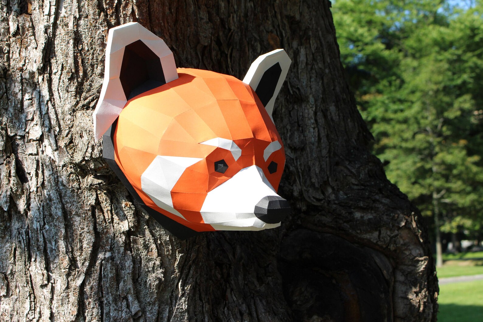Red Panda Papercraft Printable DIY Pdf Template - Etsy