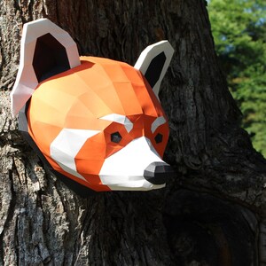 Red Panda Papercraft - Printable DIY Pdf Template - Etsy