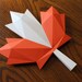 Canadian Maple Leaf Papercraft Printable DIY Pdf Template, Canada 150 ...