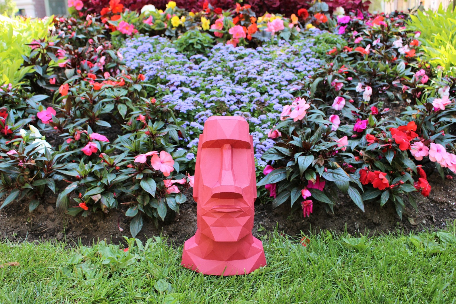 Moai Easter Island Papercraft Head Printable DIY Pdf Template, 3D PDF ...