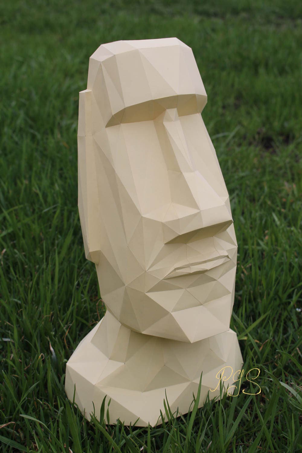 Moai Easter Island Papercraft Head Printable DIY Pdf Template, 3D PDF ...