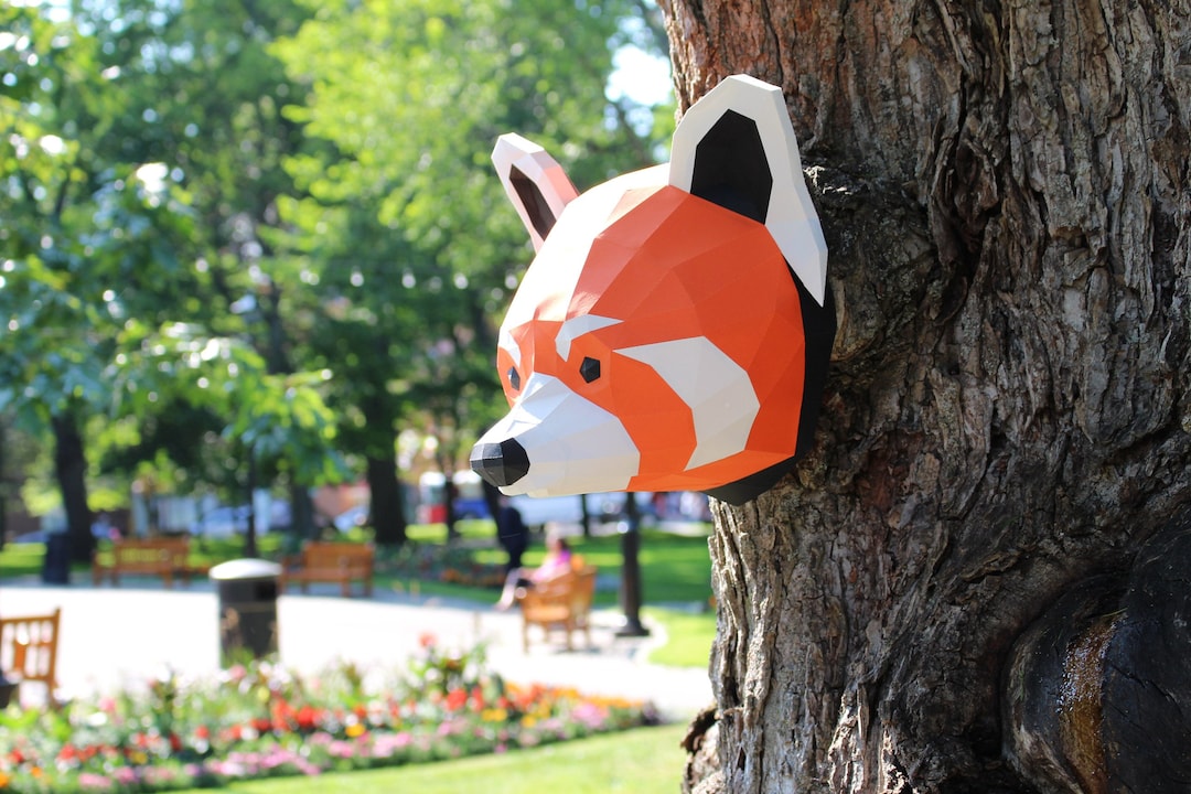 Red Panda Papercraft - Printable DIY Pdf Template - Etsy