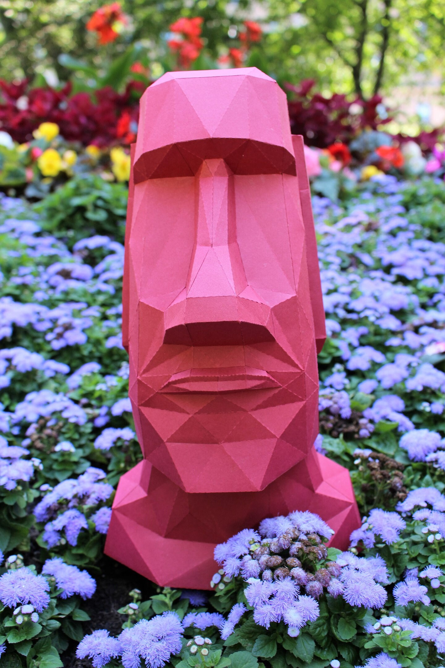 Moai Easter Island Papercraft Head Printable DIY Pdf Template, 3D PDF ...