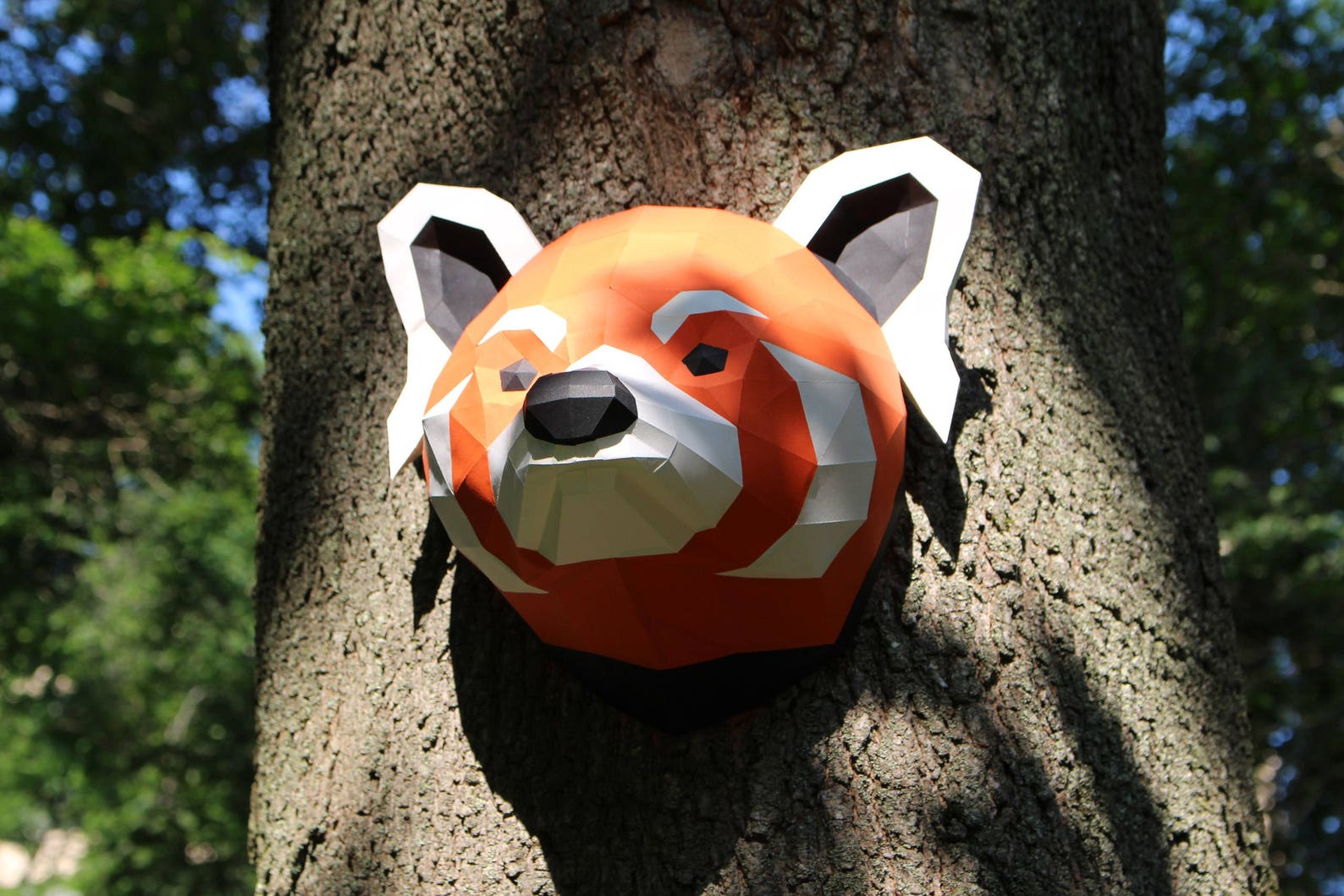 Red Panda Papercraft Printable DIY Pdf Template - Etsy
