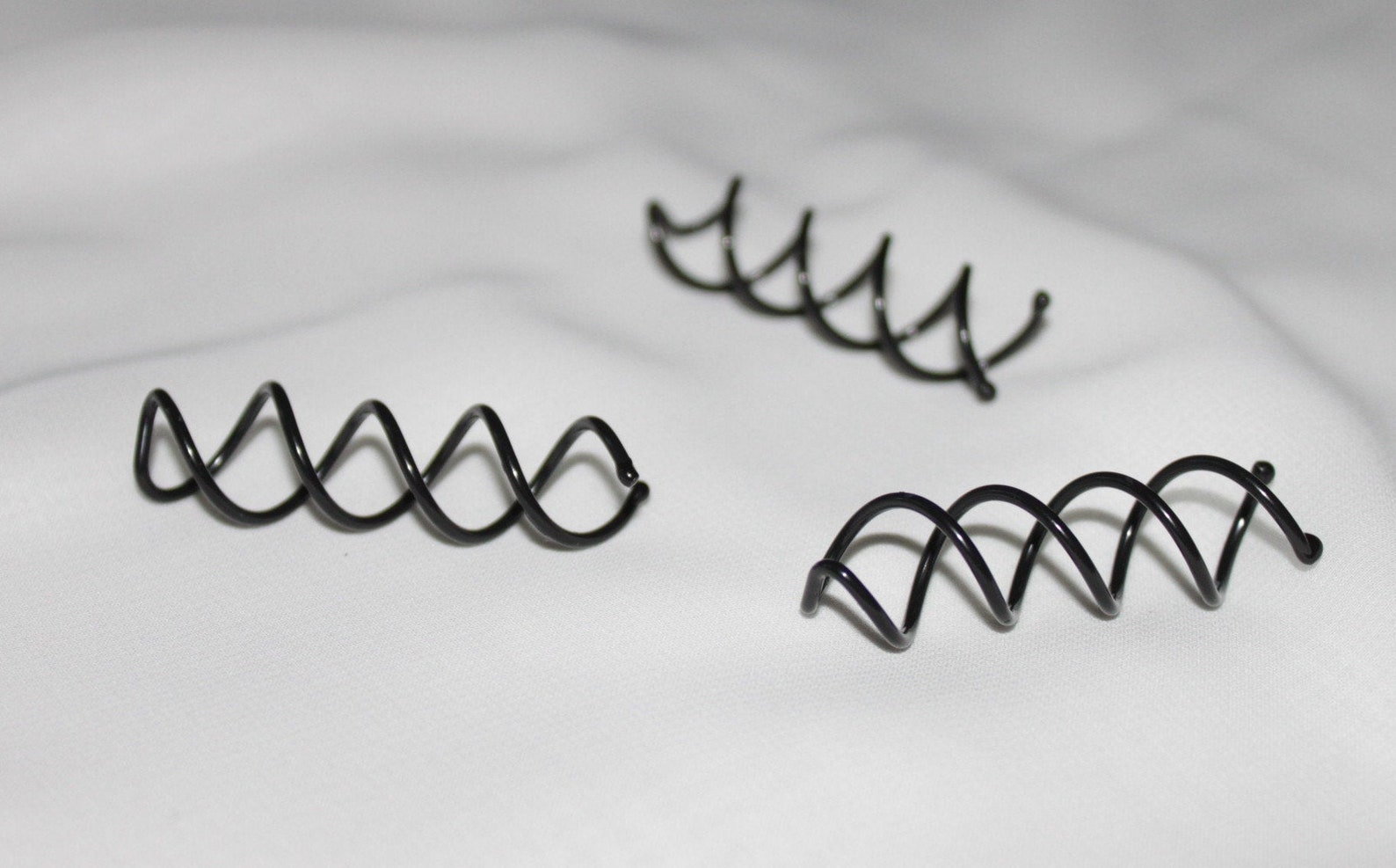 Set of 3: Curly Hair Pin, Screw, Twirl, Curly Hair Accessories, Curly ...