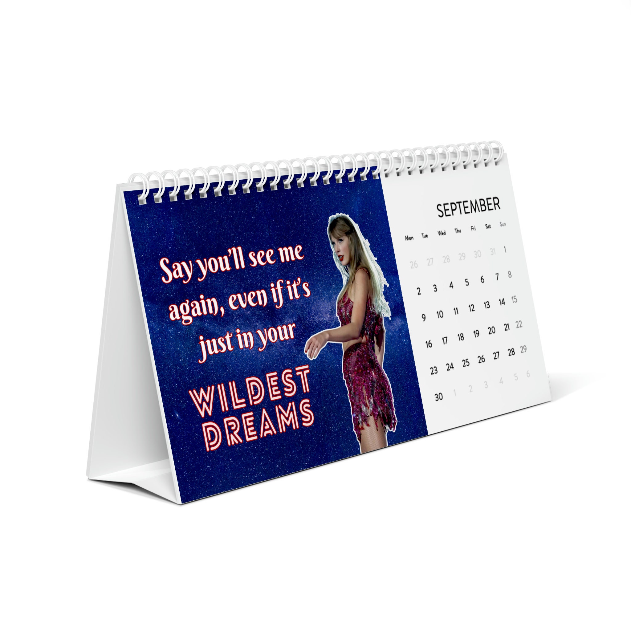 Taylor taylor version Desk Calendar Swift Fan 2024 Desk Calendar Eras ...
