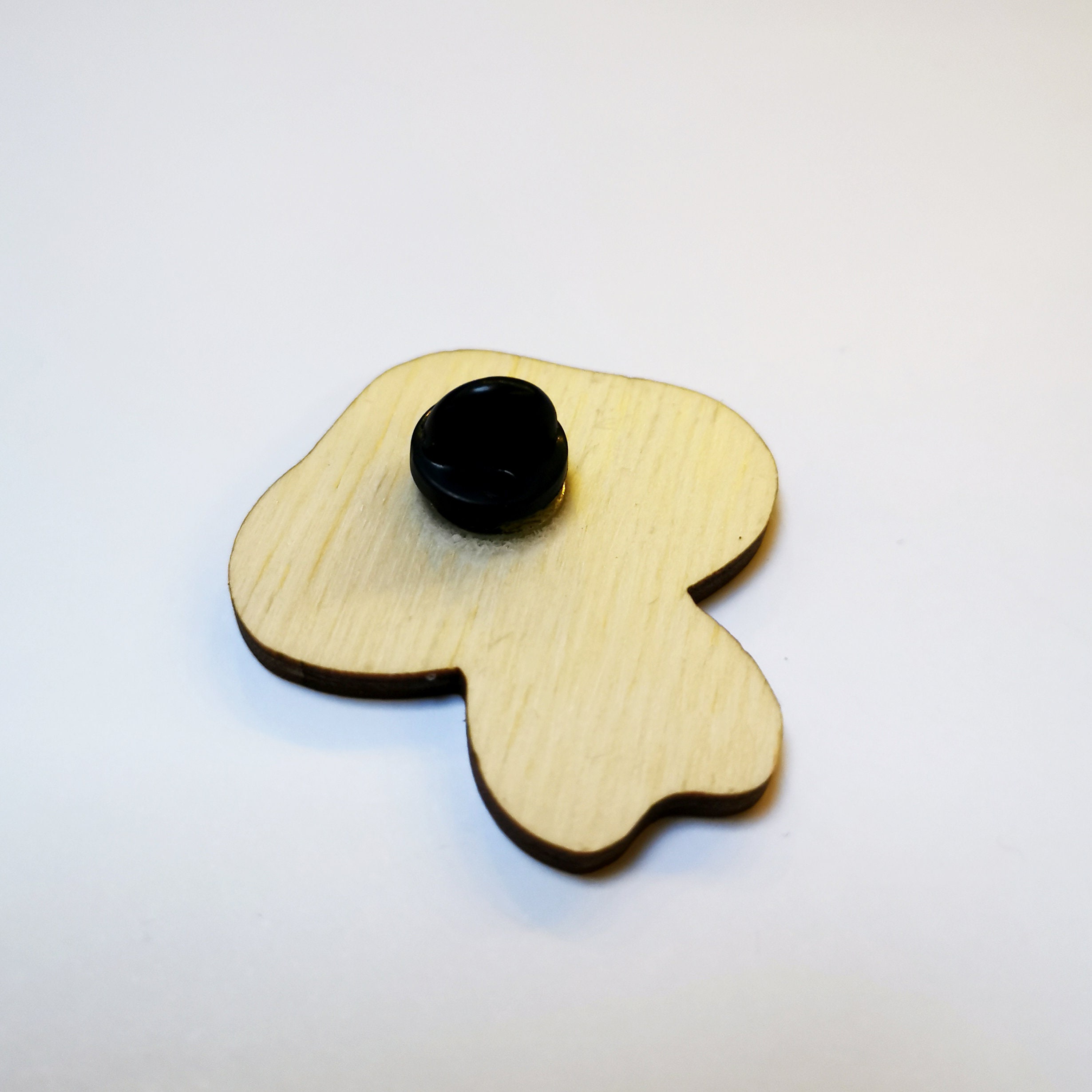 Cute Mushroom Wooden Pin Little Mush Cute Cottagecore Gift - Etsy