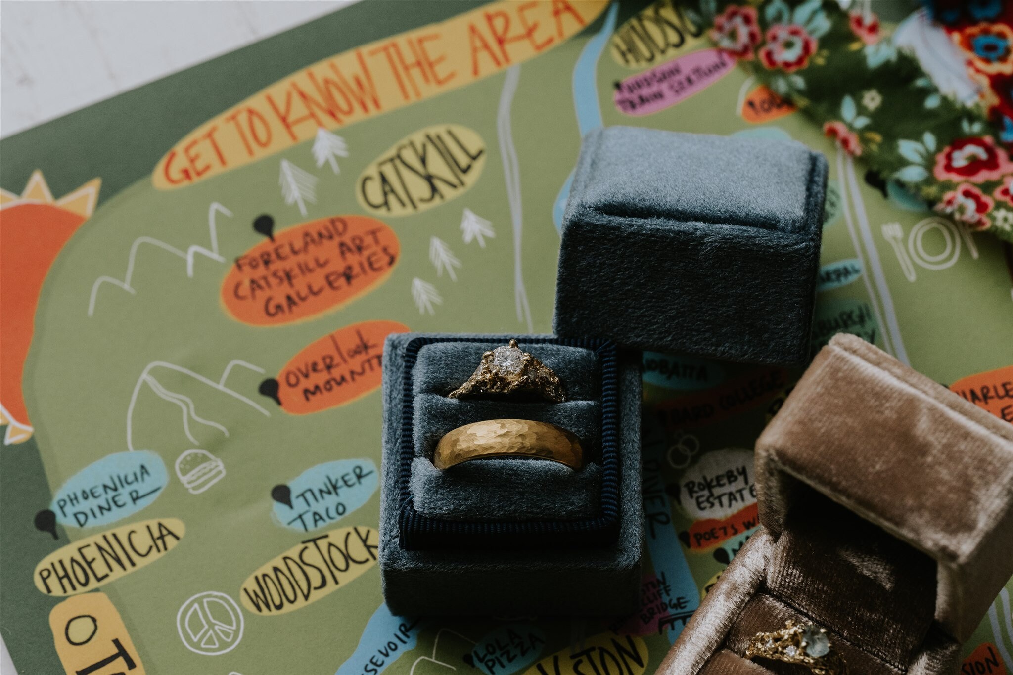 Custom Wedding Map / Custom Illustrated Area Map / Whimsical Wedding ...