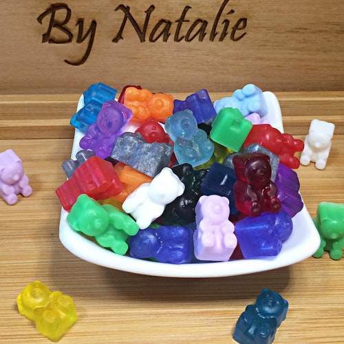 50 Gummy Bear Tiny Soap-fake Candy Soap-kids Soap-animal - Etsy