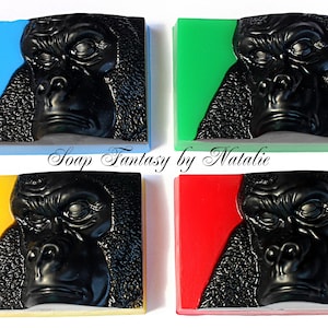 Gorilla Soap-monkey Soap-animal Soap-primate Soap-men's Soap-gift for ...