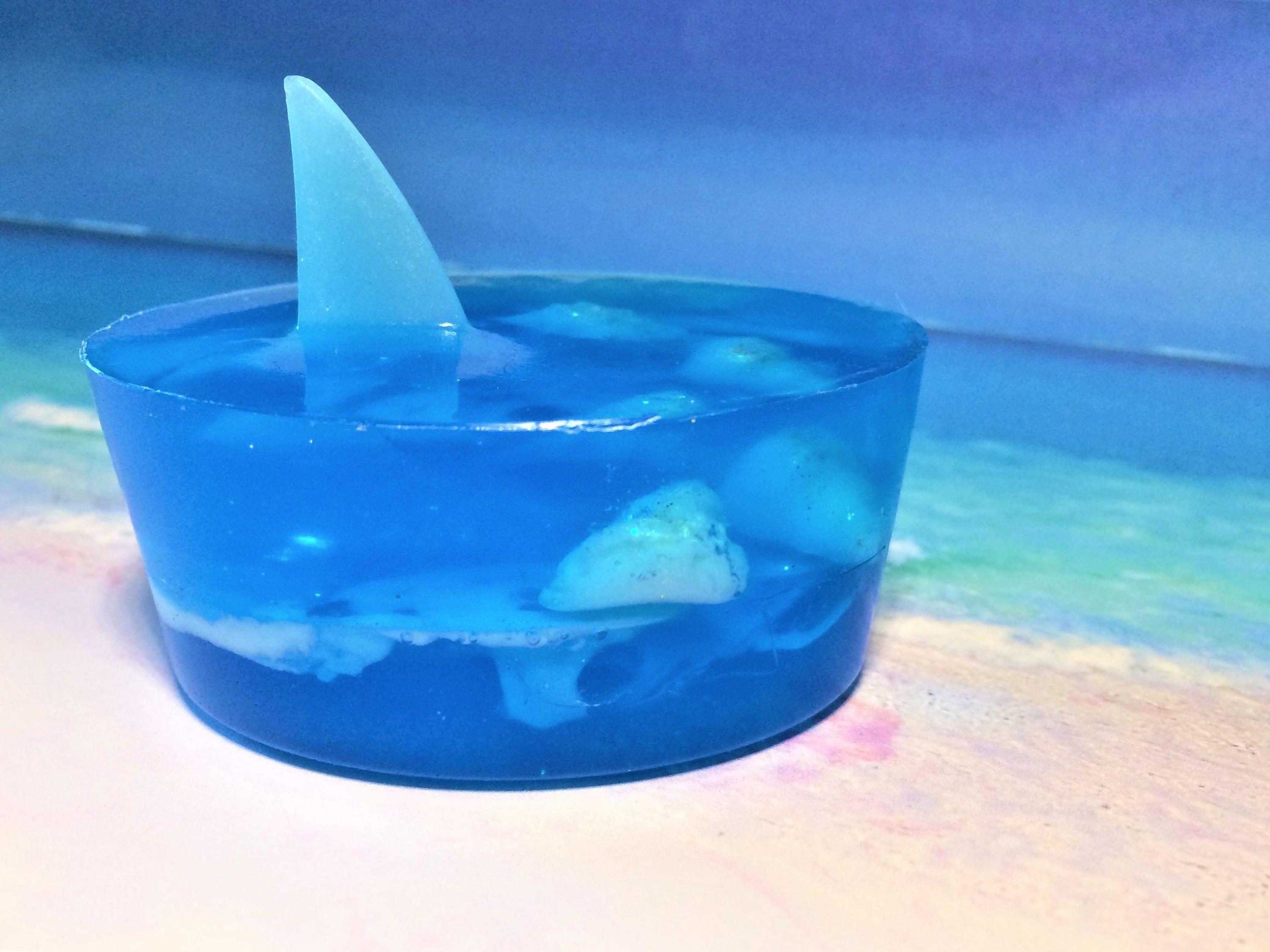 Shark Soap Shark Fin Soap-kids Soap-birthday Party Favor-sea | Etsy
